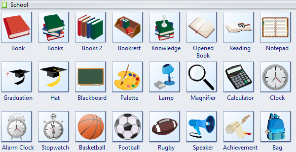 School Clip Art | Vector Symbols